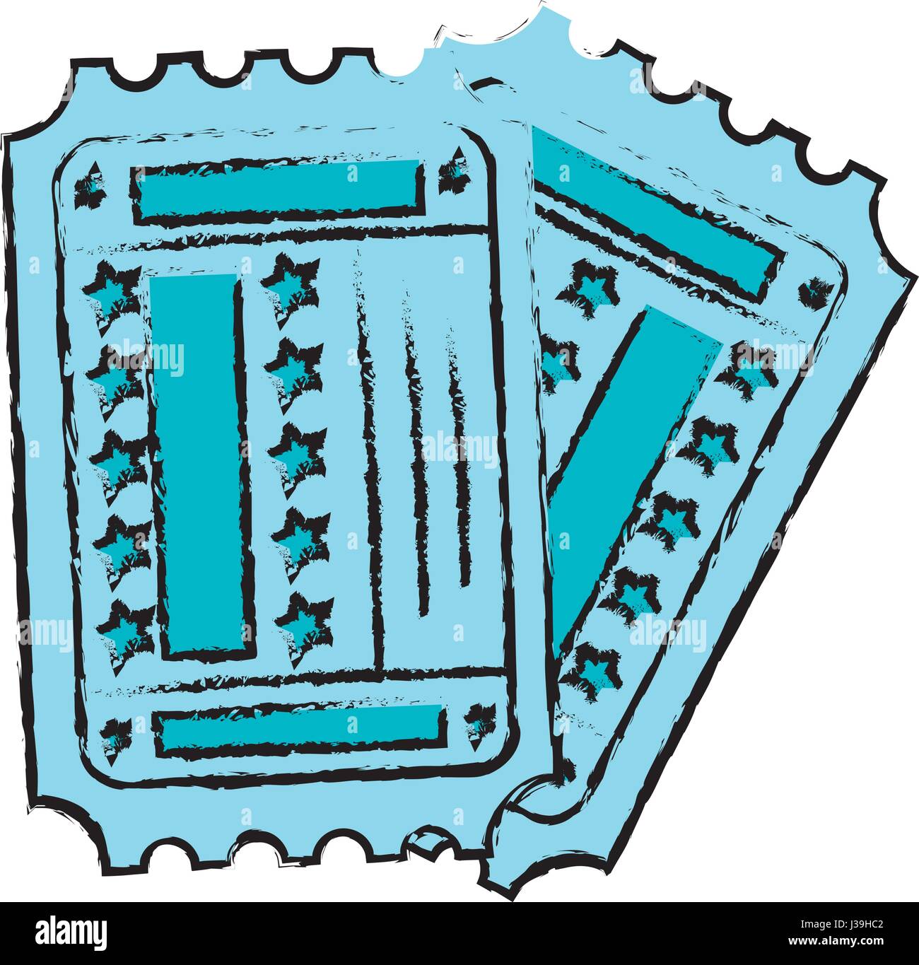 Draw tickets Stock Vector Images - Alamy