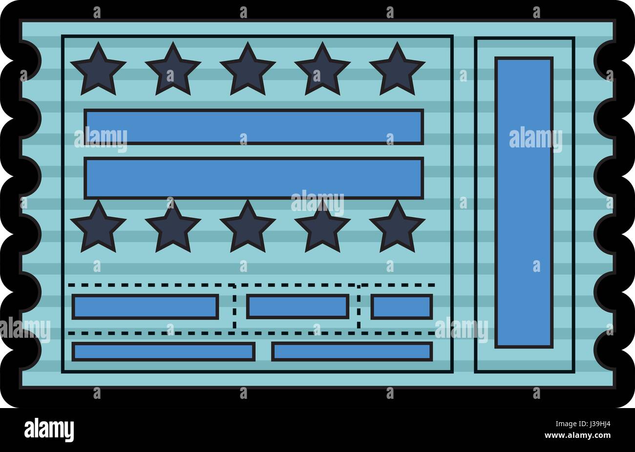 Colored entrance movie Stock Vector Images - Alamy