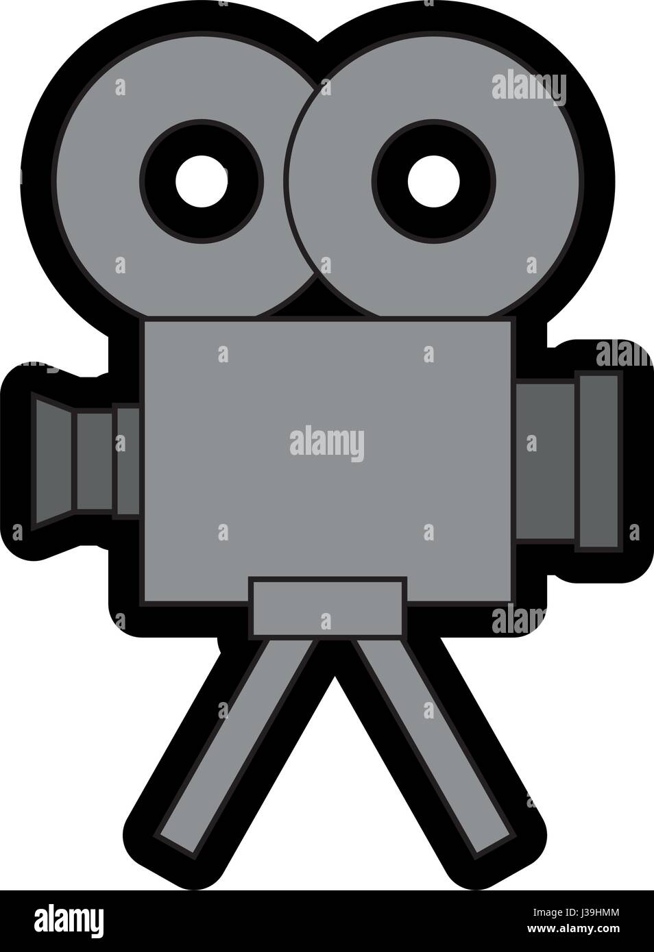 Vintage 35mm motion picture camera Stock Vector Images - Alamy