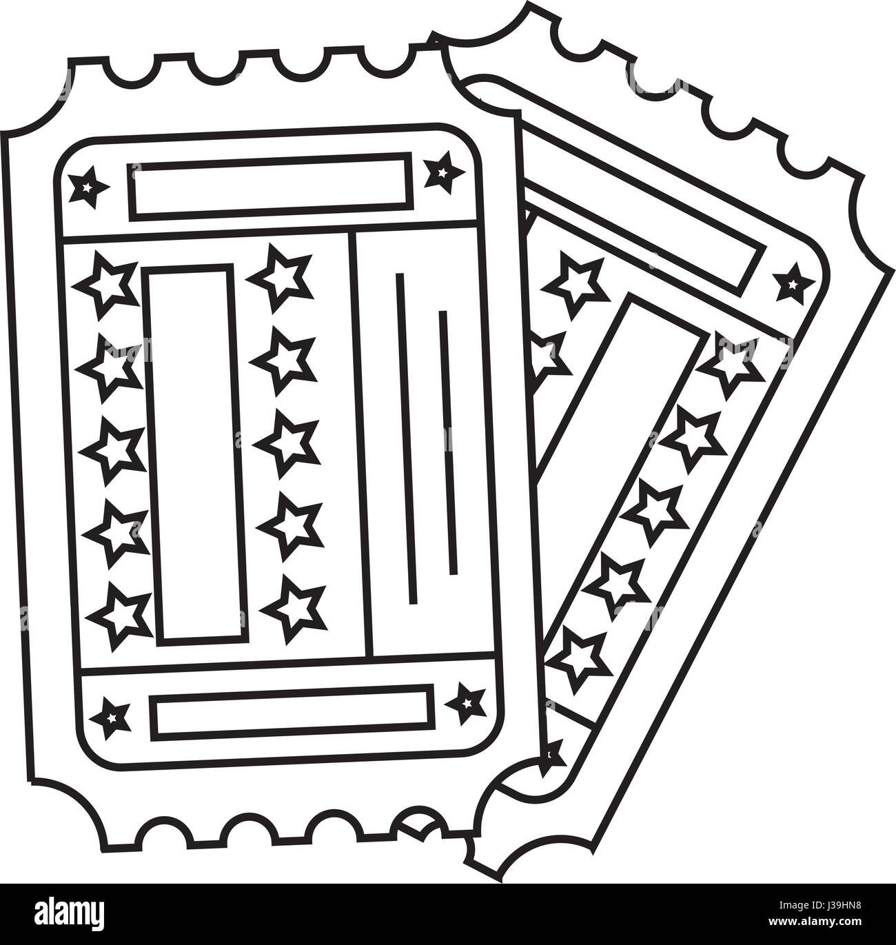 Entry tickets Black and White Stock Photos & Images - Alamy