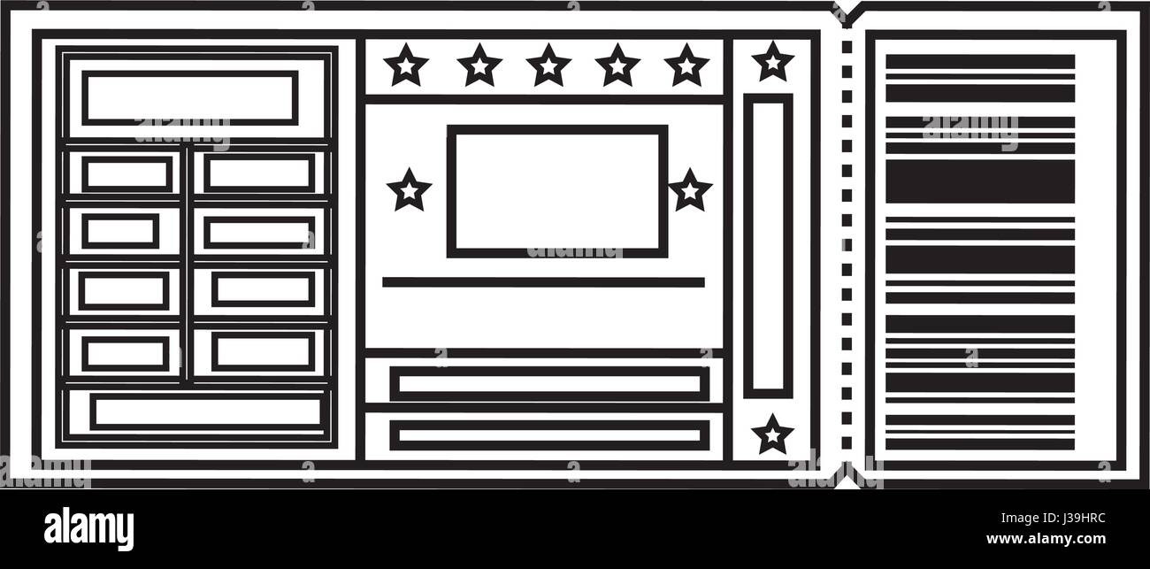 Entrance ticket paper Stock Vector Image & Art - Alamy