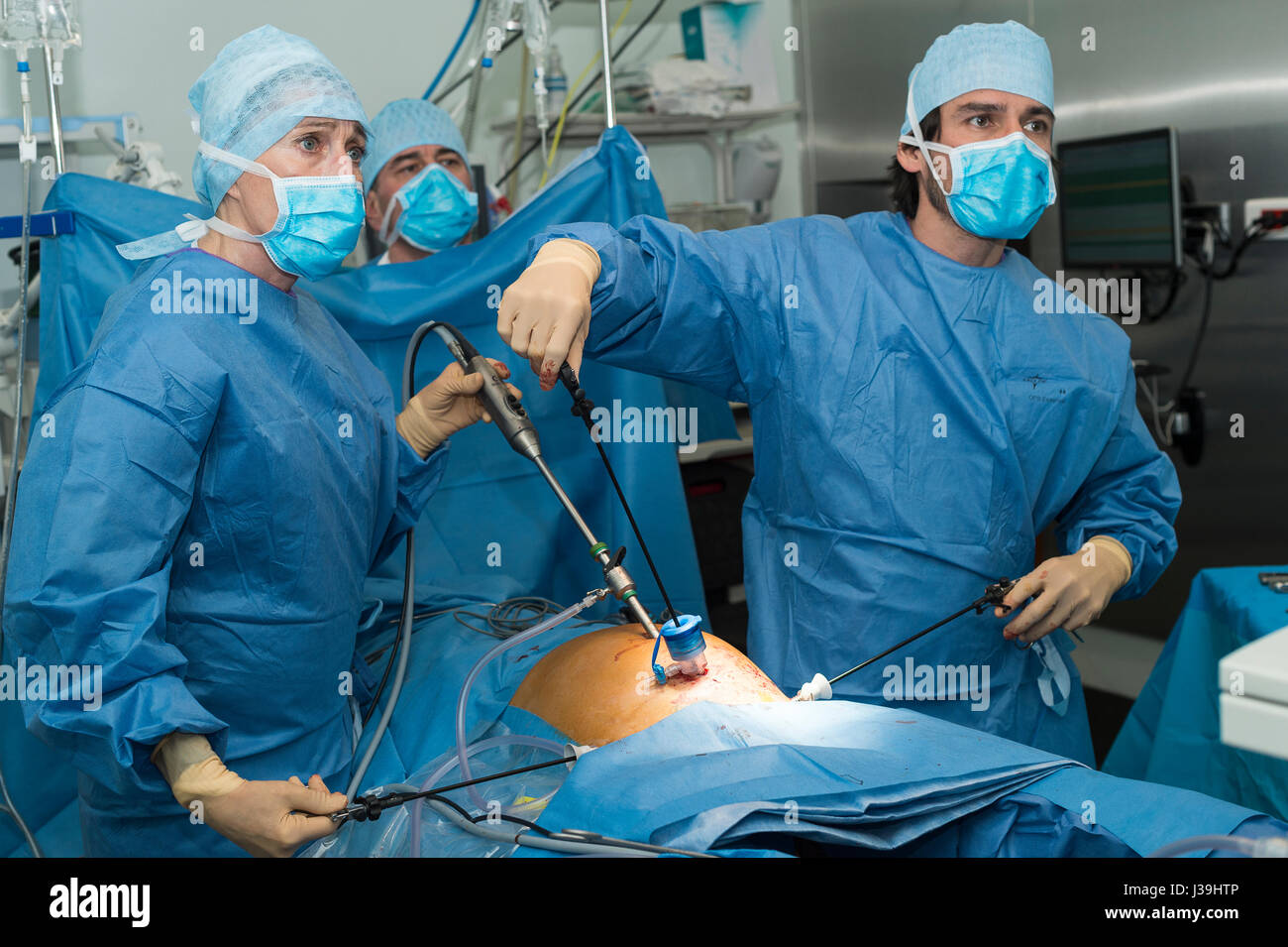 GYNECOLOGICAL SURGERY Stock Photo - Alamy