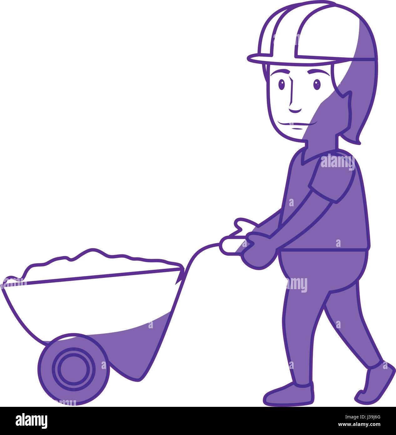 Worker man cartoon Stock Vector Image & Art - Alamy