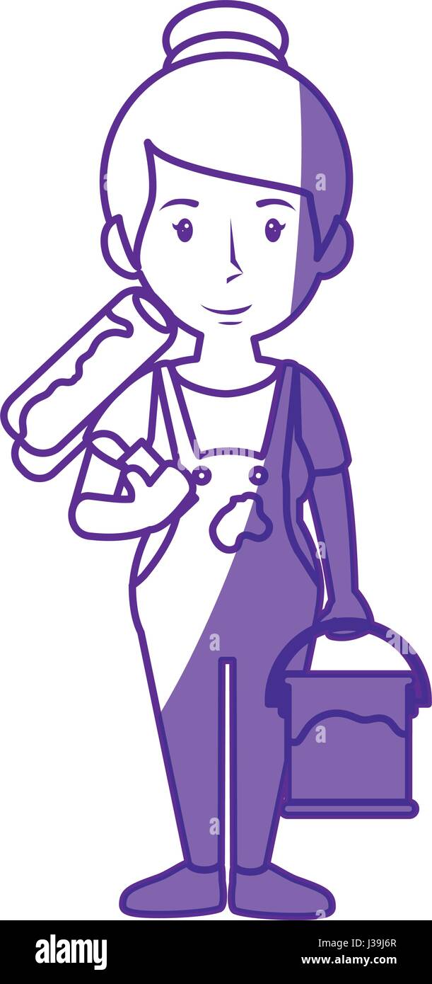 Woman worker cartoon Stock Vector Image & Art - Alamy
