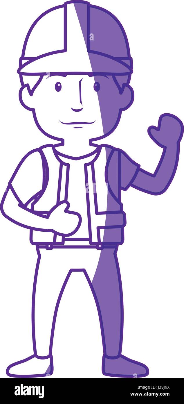 Worker man cartoon Stock Vector Image & Art - Alamy