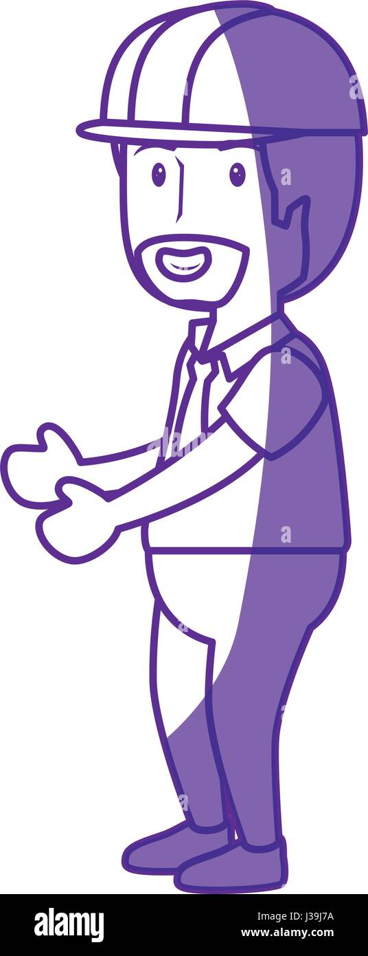 Worker man cartoon Stock Vector Image & Art - Alamy