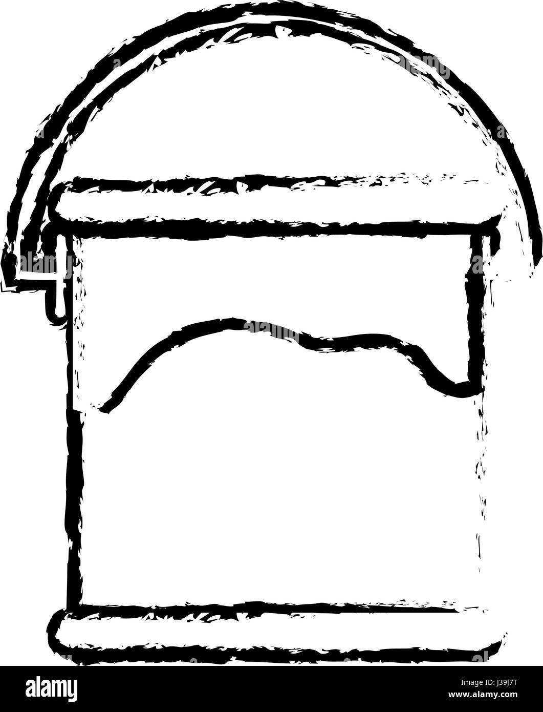 Black acrylic paint can Stock Vector Images - Alamy