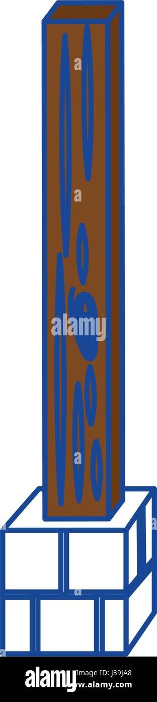 Post estructure construction Stock Vector Image & Art - Alamy