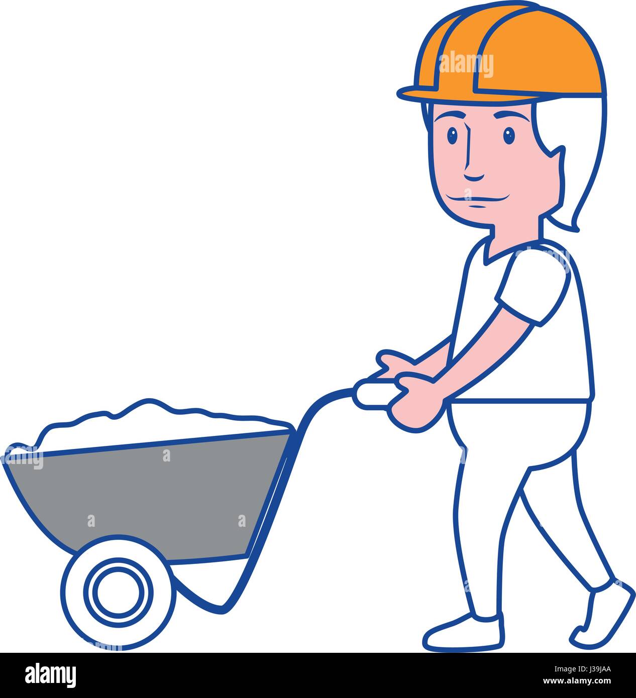Worker man cartoon Stock Vector Image & Art - Alamy