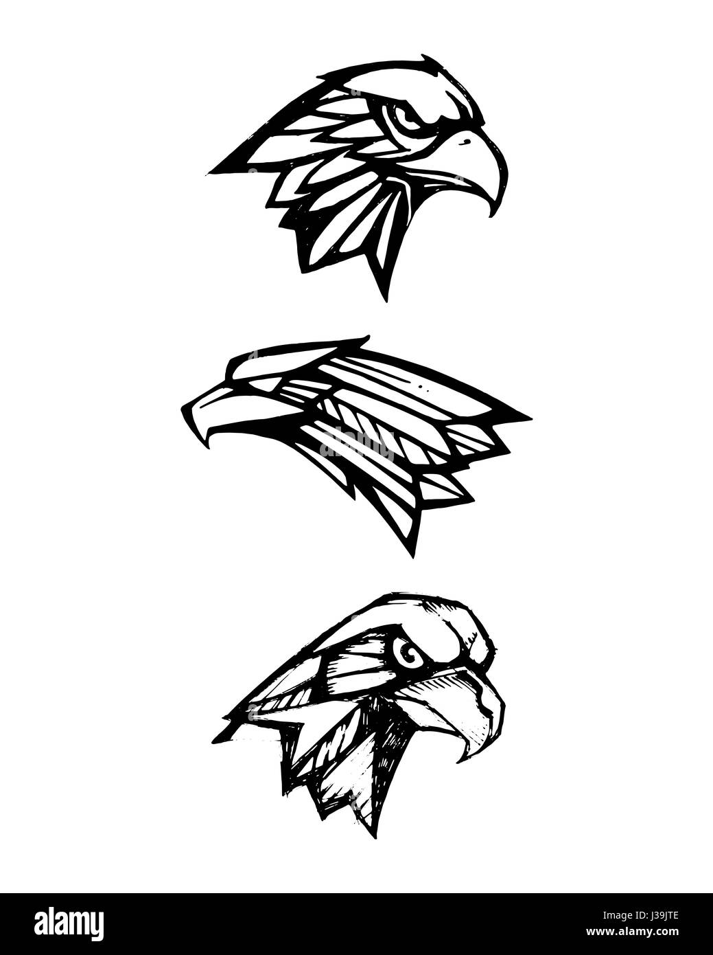 Eagles vector hi-res stock photography and images - Alamy