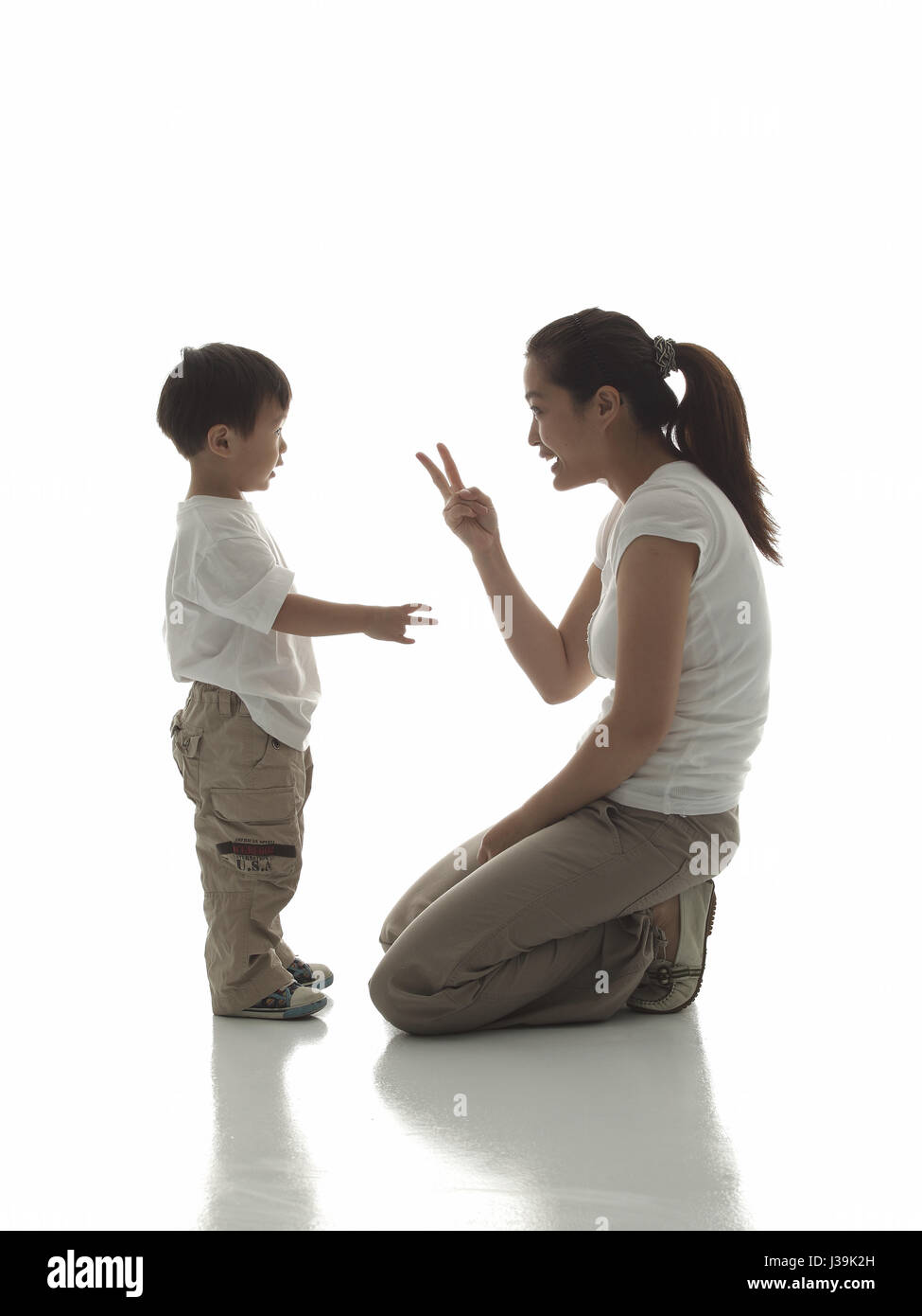 Two face of life Cut Out Stock Images & Pictures - Alamy