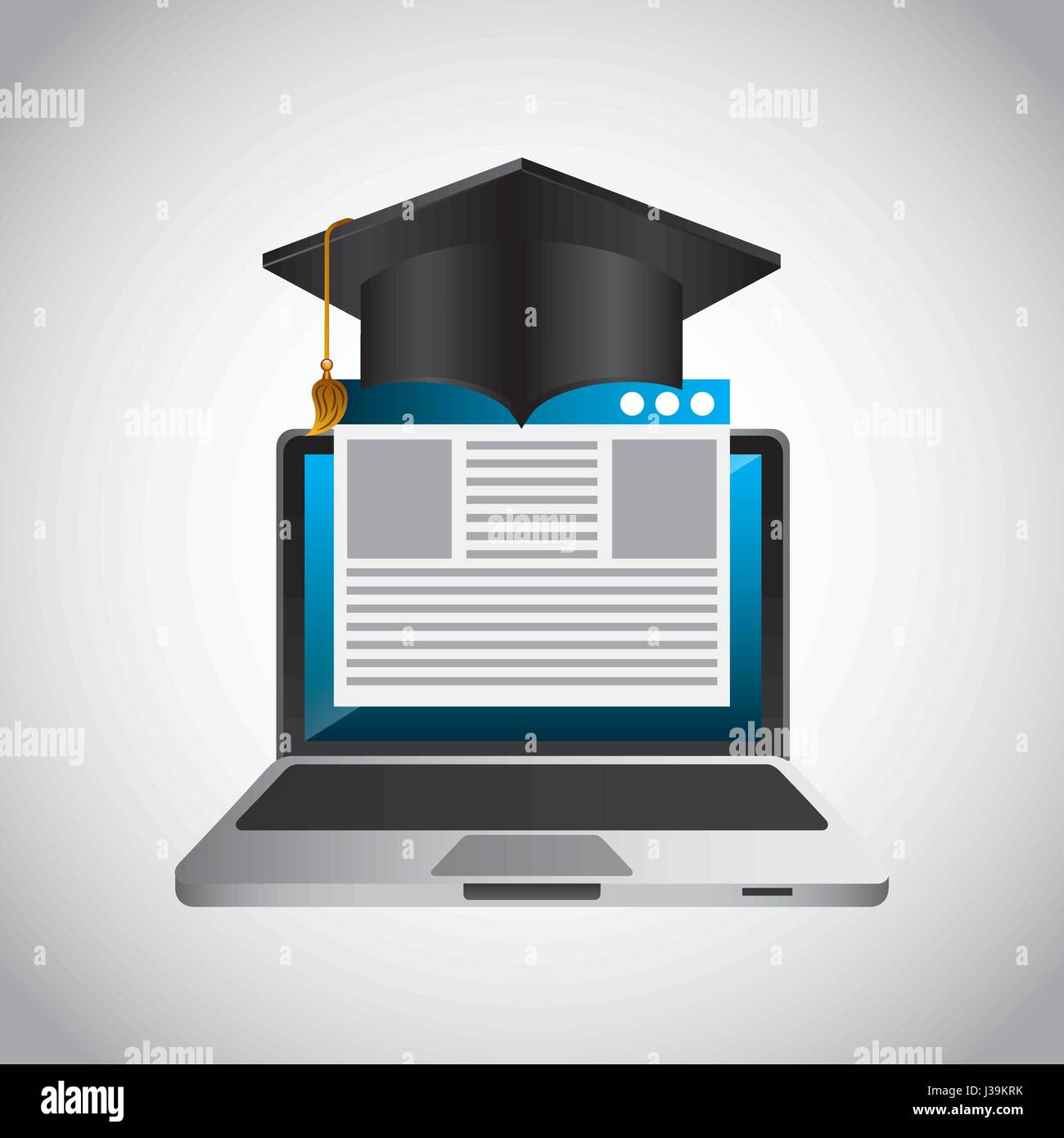 distance education elearning icon Stock Vector Image & Art - Alamy