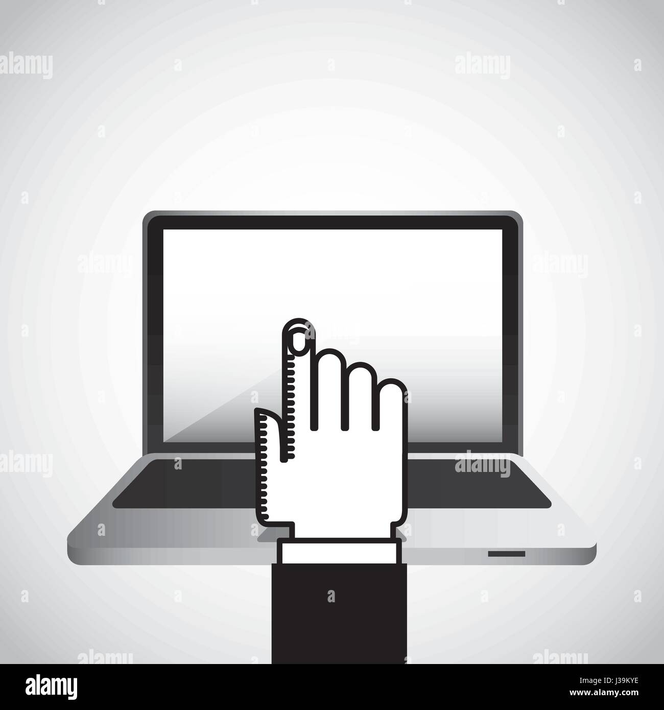 laptop computer technology icon Stock Vector Image & Art - Alamy