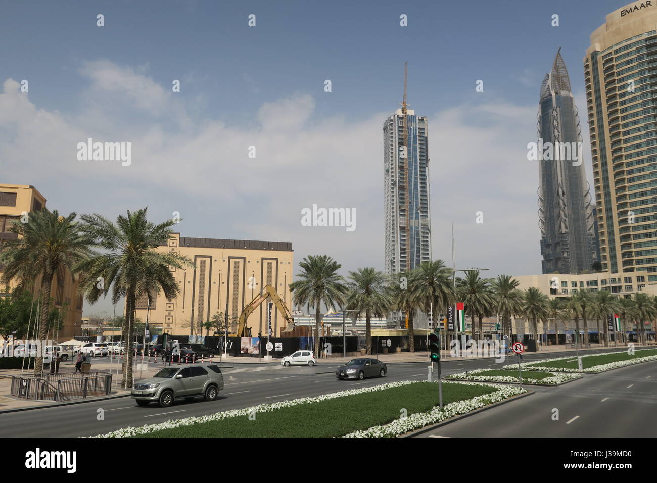 Dubai, town of magnificent skycrapers Stock Photo - Alamy