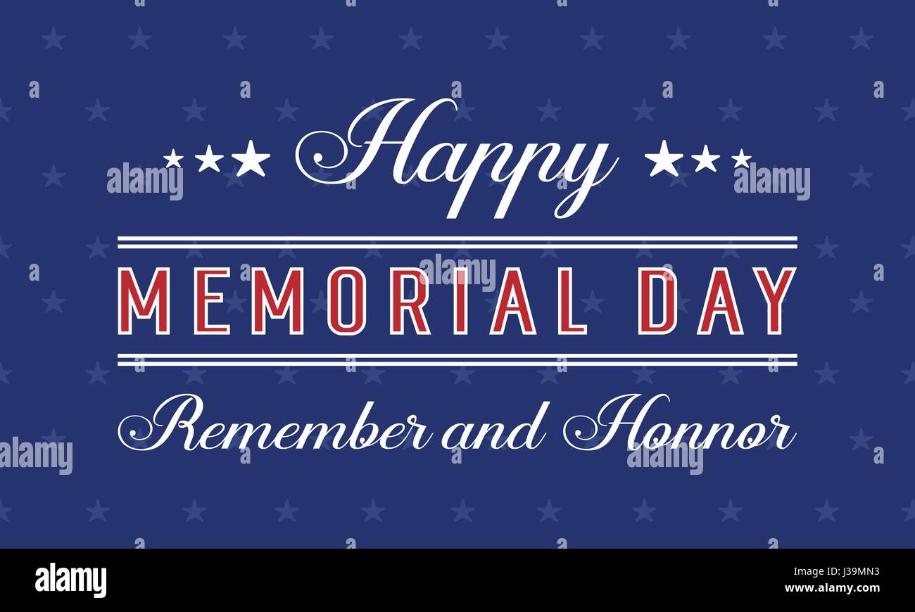 Happy memorial day vector illustration Stock Vector Image & Art - Alamy