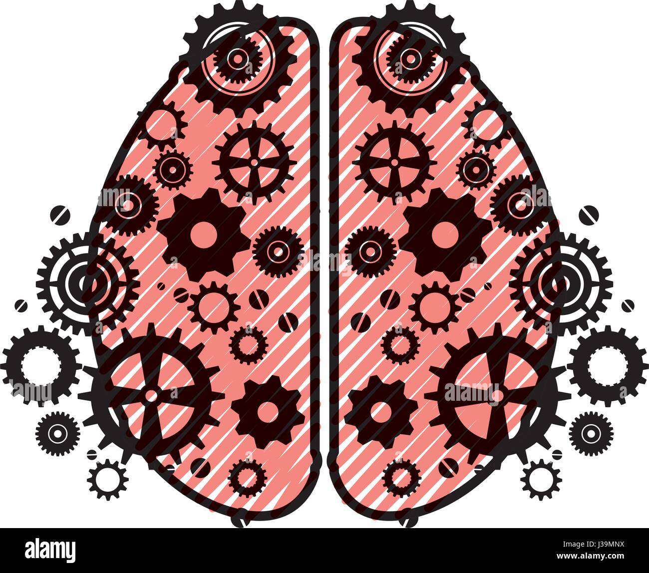 Human brain symbol Stock Vector Image & Art - Alamy