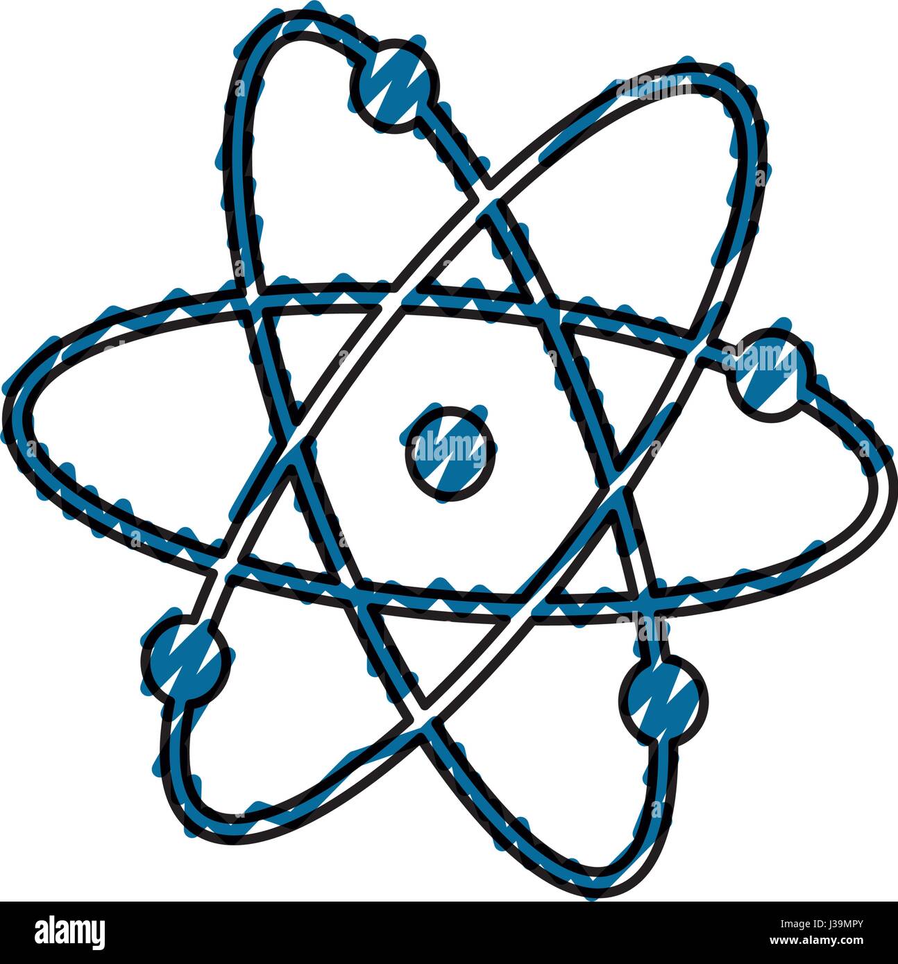 Atom science molecule Stock Vector Image & Art - Alamy