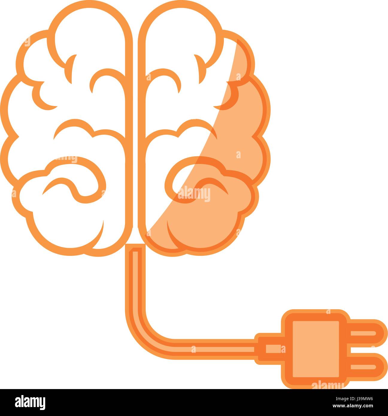 Human brain symbol Stock Vector Image & Art - Alamy