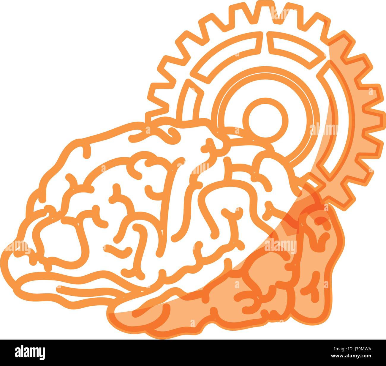 Human brain symbol Stock Vector Image & Art - Alamy