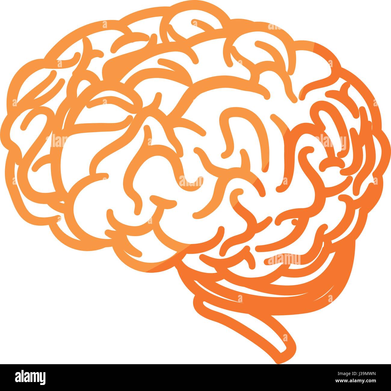 Human brain symbol Stock Vector Image & Art - Alamy
