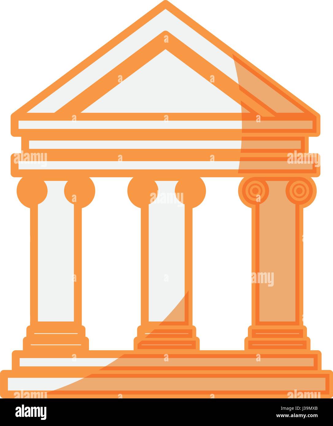 Bank building symbol Stock Vector Image & Art - Alamy
