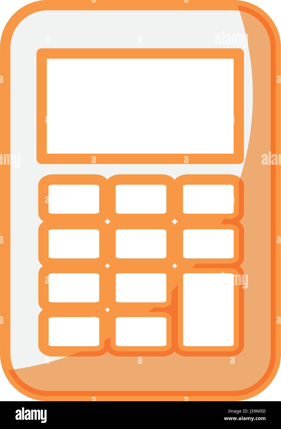 Calculator math device Stock Vector Image & Art - Alamy