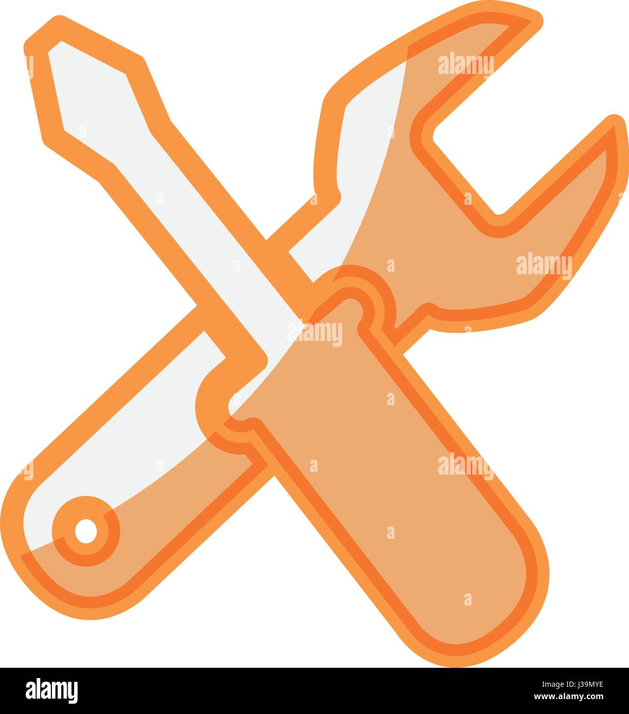 Construction tools crossed Stock Vector Image & Art - Alamy