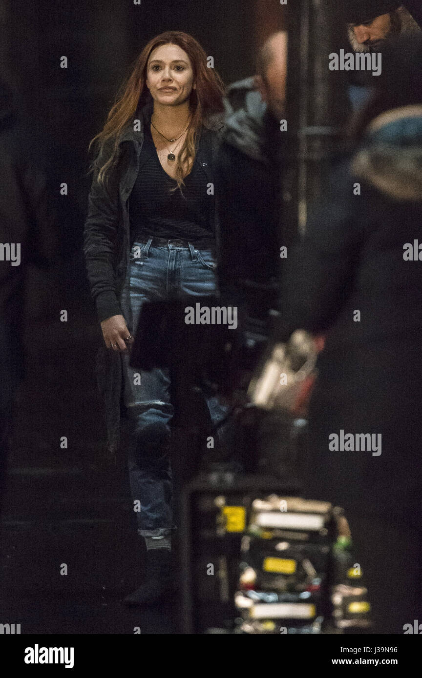 Filming of 'Avengers: Infinity War' on the Royal Mile in Edinburgh ...