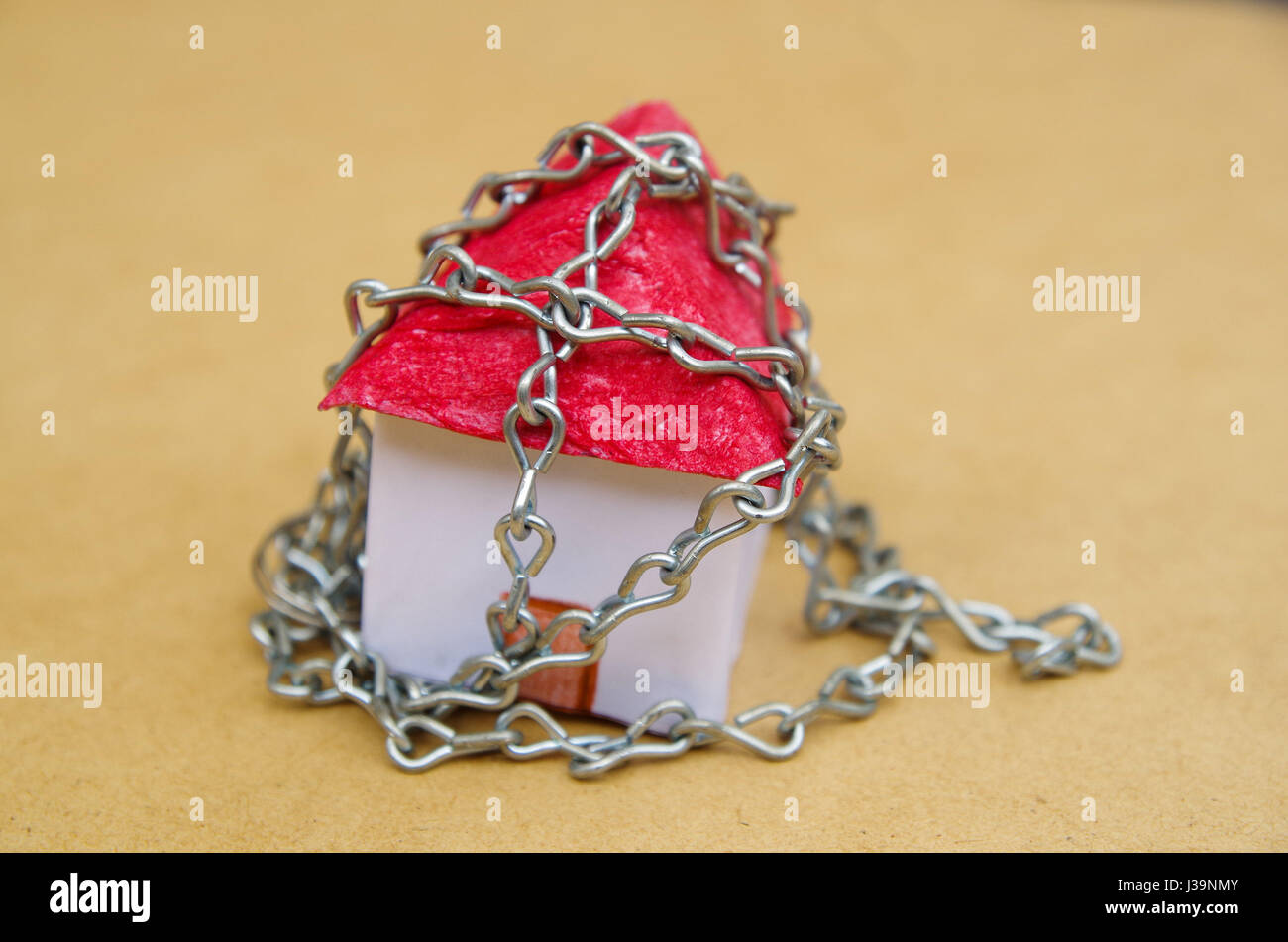 Chain wrapped around model hi-res stock photography and images - Alamy
