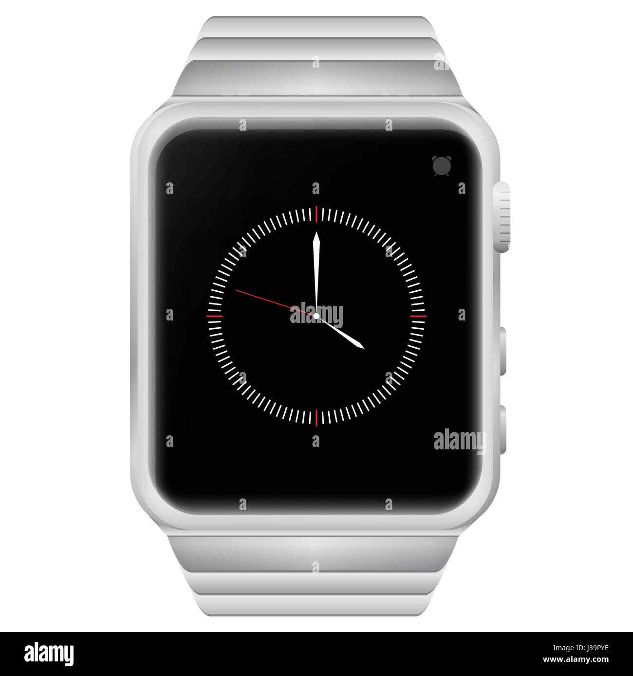 Smart Watch Vector Illustration with white background Stock Vector ...