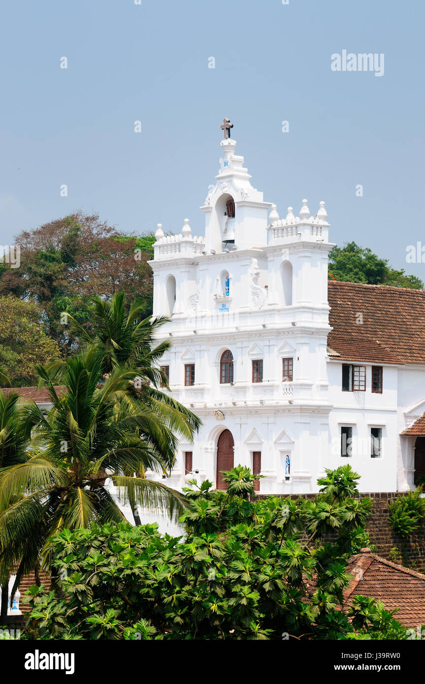India, Goa, Church of Mary Immaculate Conception in Panaji Stock Photo ...