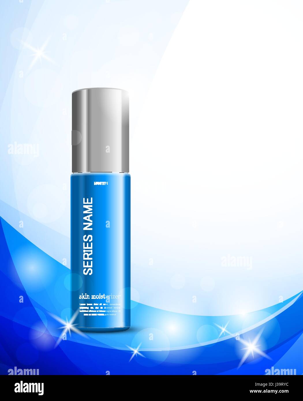 Skin moisturizer cosmetic design template Stock Vector Image & Art - Alamy