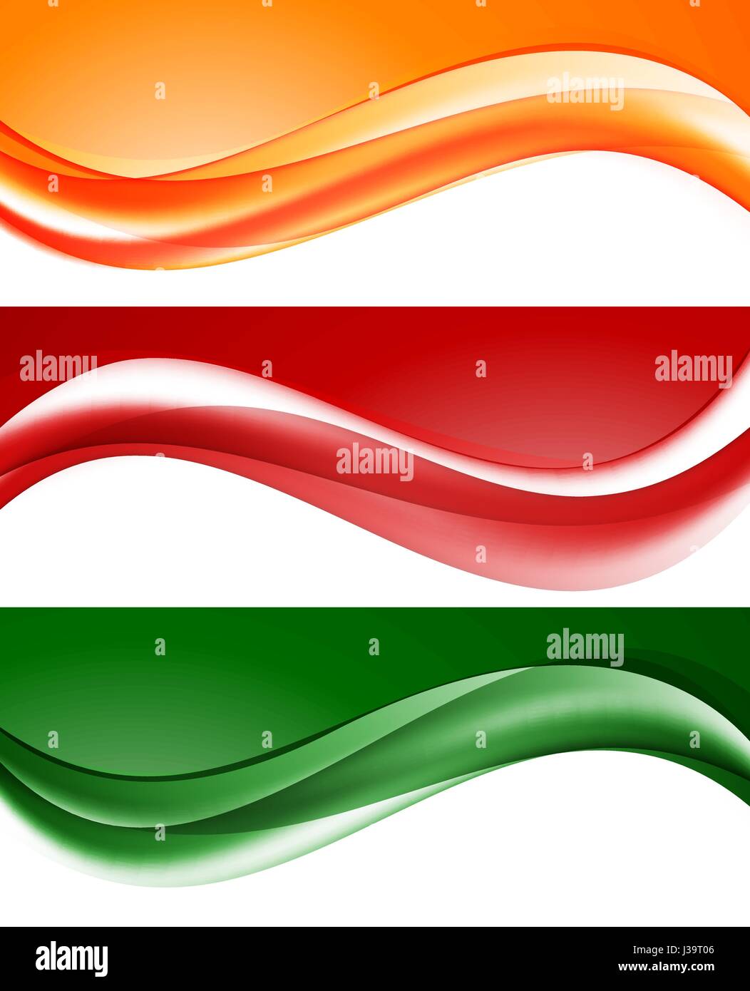 Abstract light wavy lines set Stock Vector Image & Art - Alamy