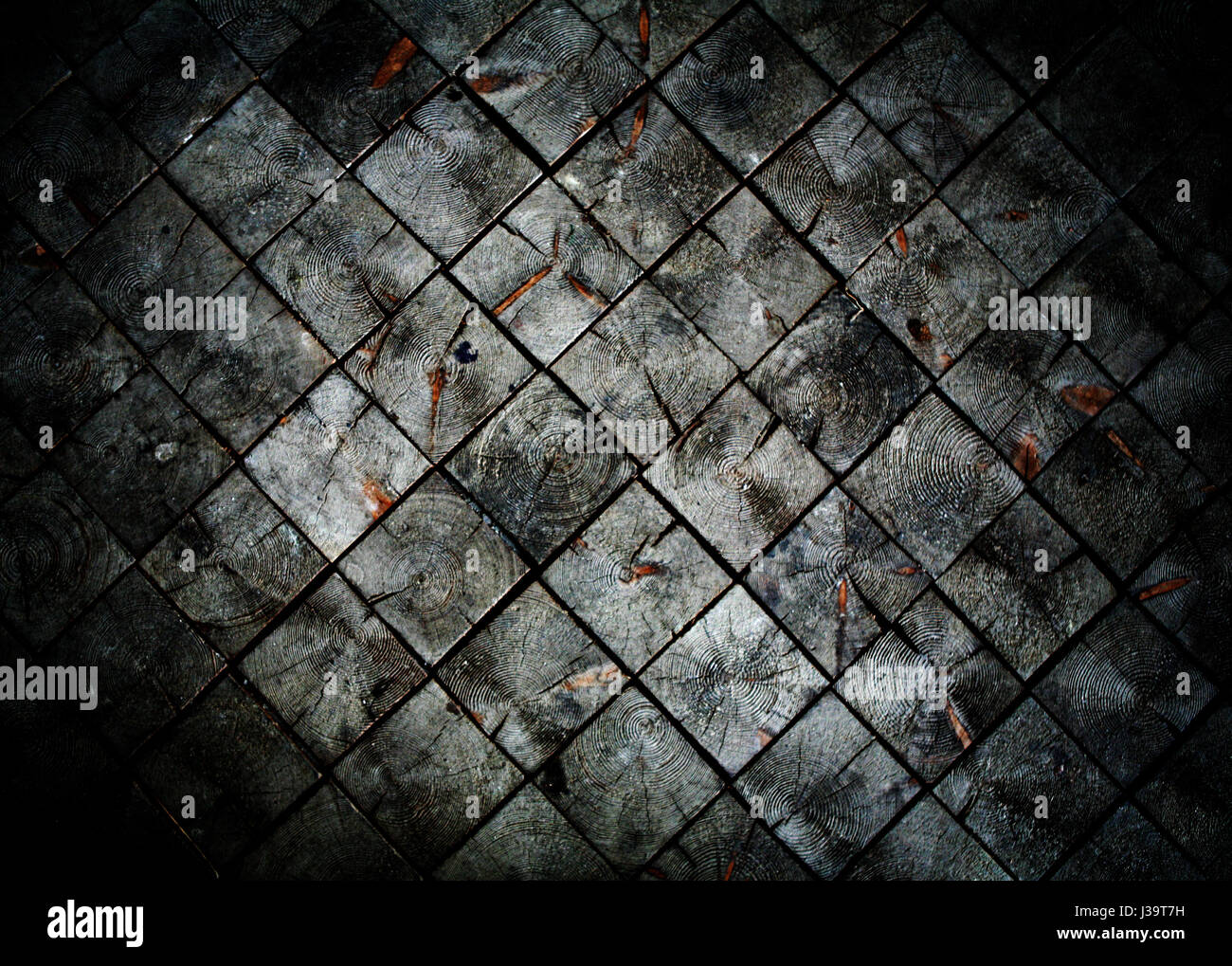 Dark square wood texture Stock Photo - Alamy