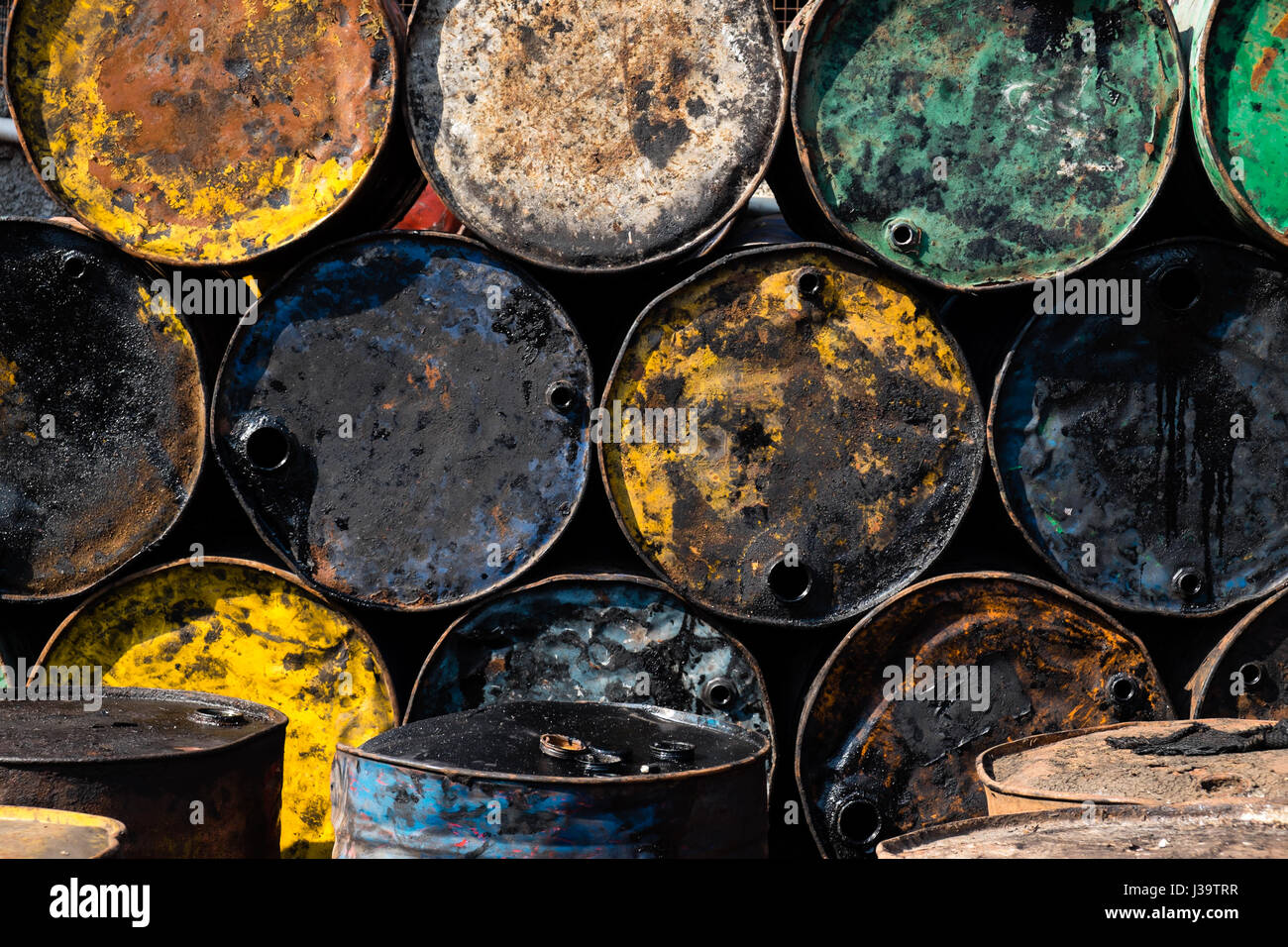 Empty oil hi-res stock photography and images - Alamy