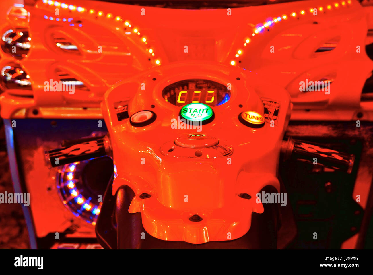 Games in amusement arcade Stock Photo - Alamy