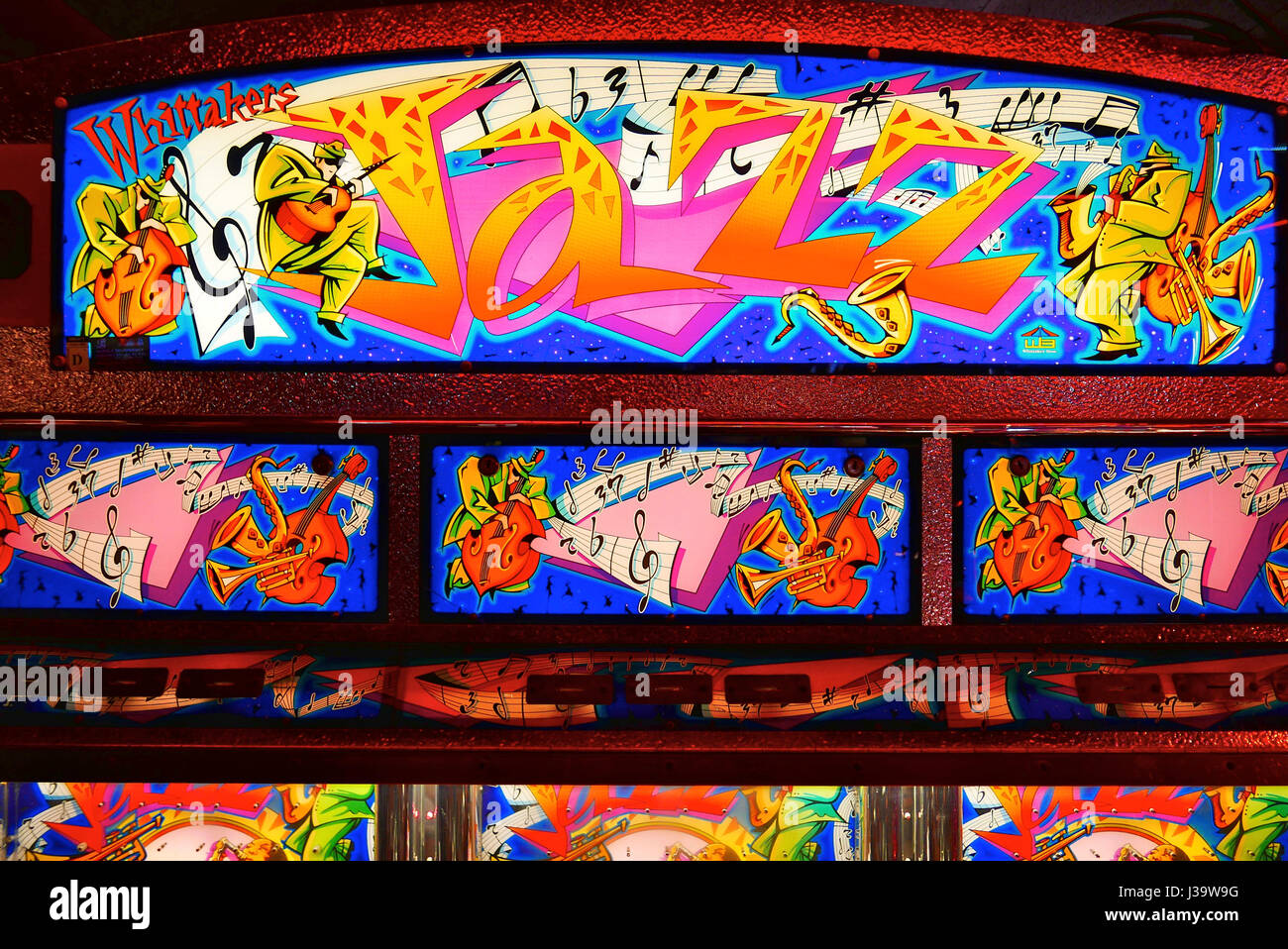 Games in amusement arcade Stock Photo - Alamy