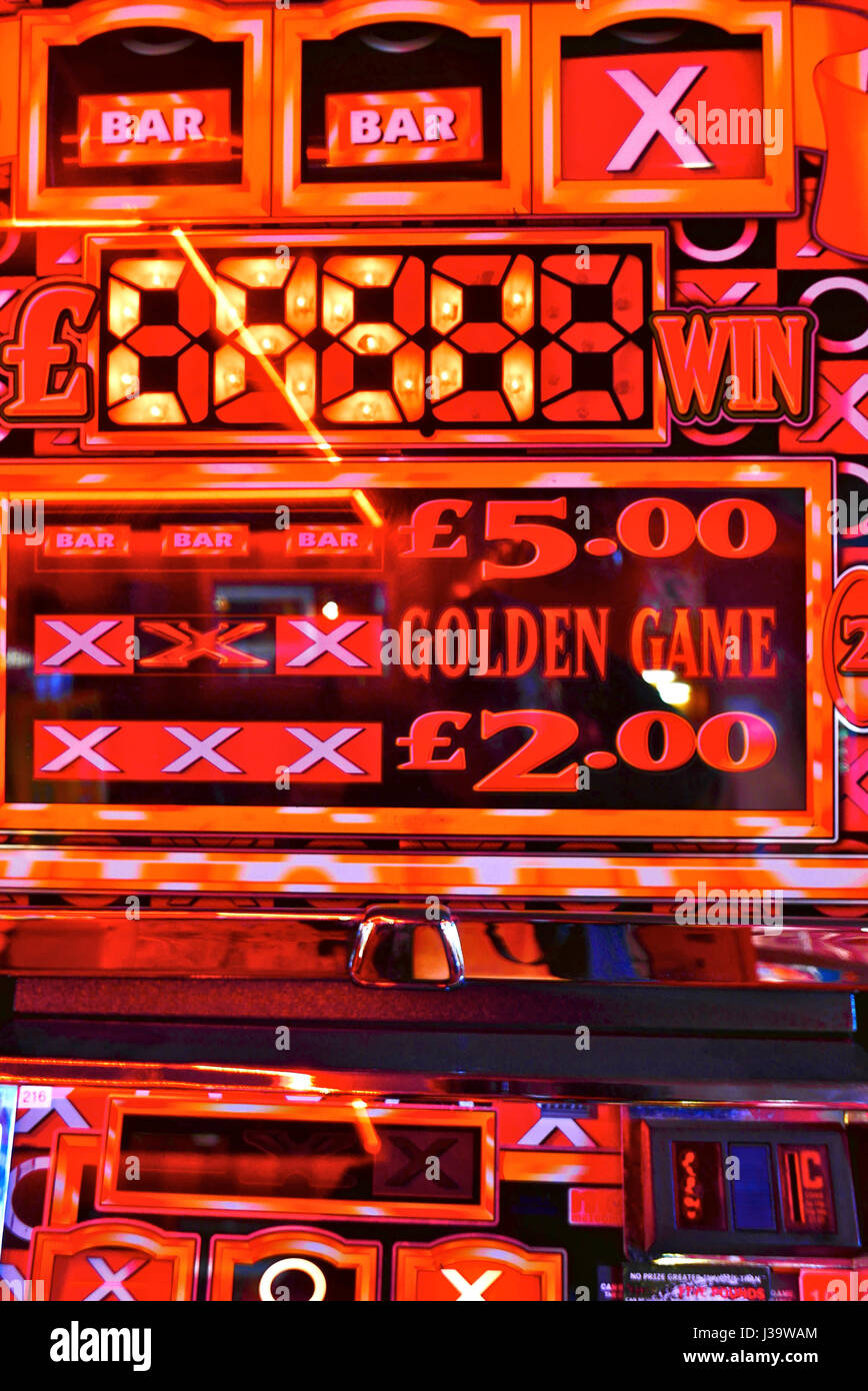 Games in amusement arcade Stock Photo - Alamy