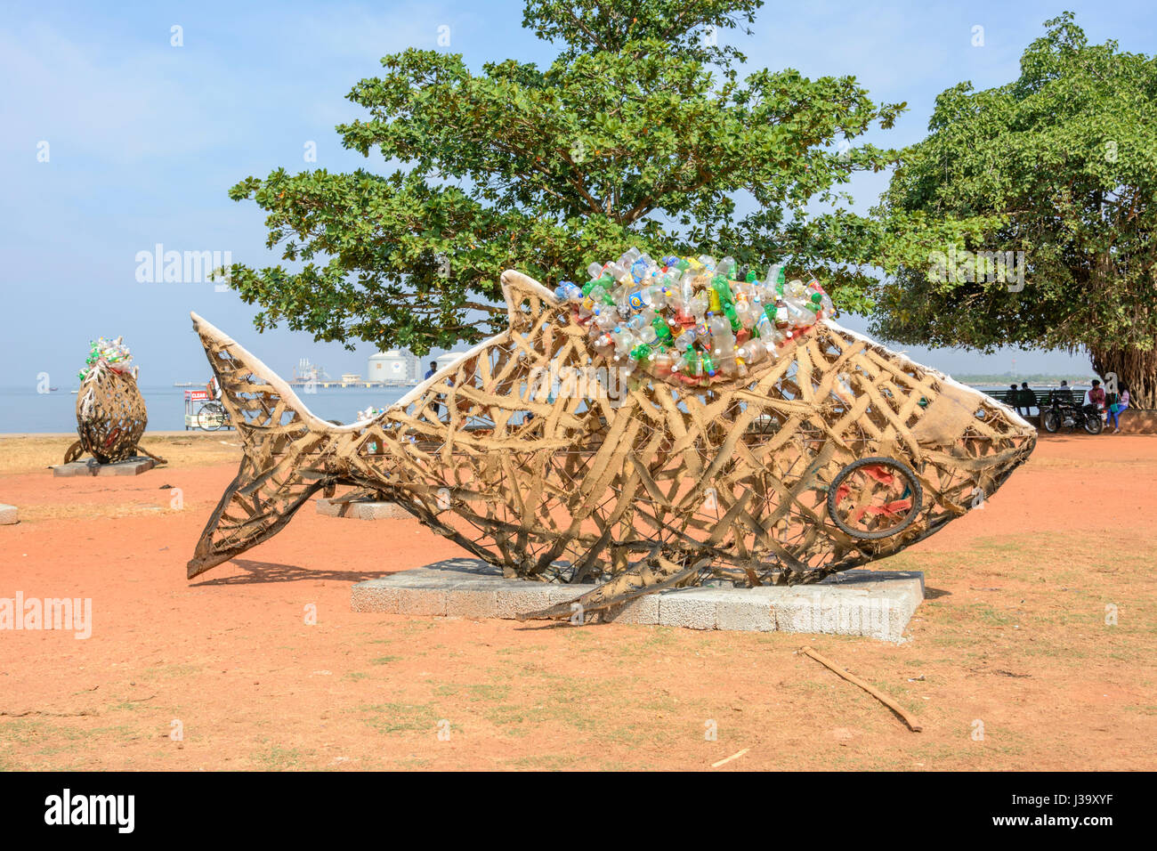 Giant fish structures to raise public awareness of environmental ...