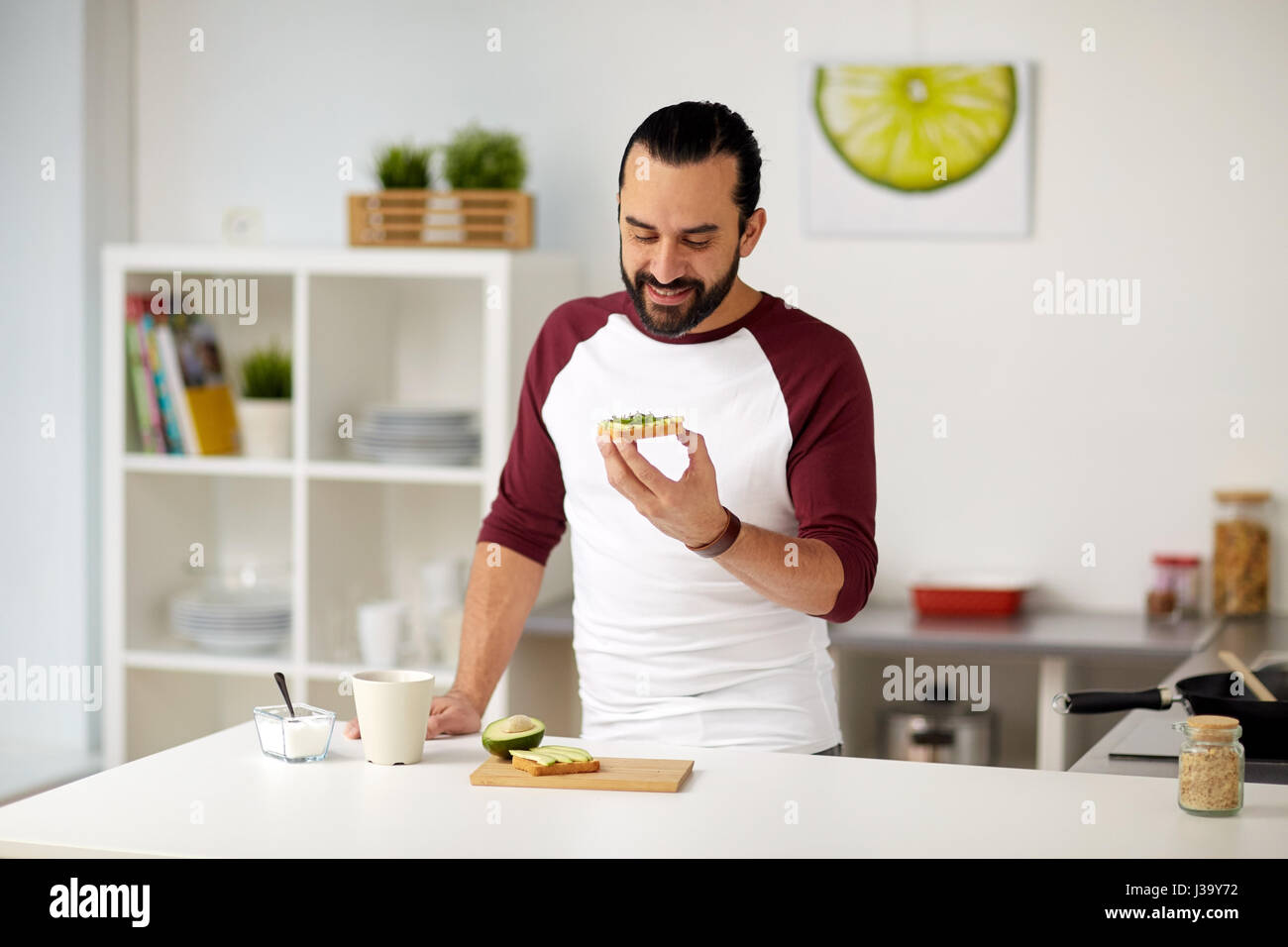 Man eating sugar hi-res stock photography and images - Alamy
