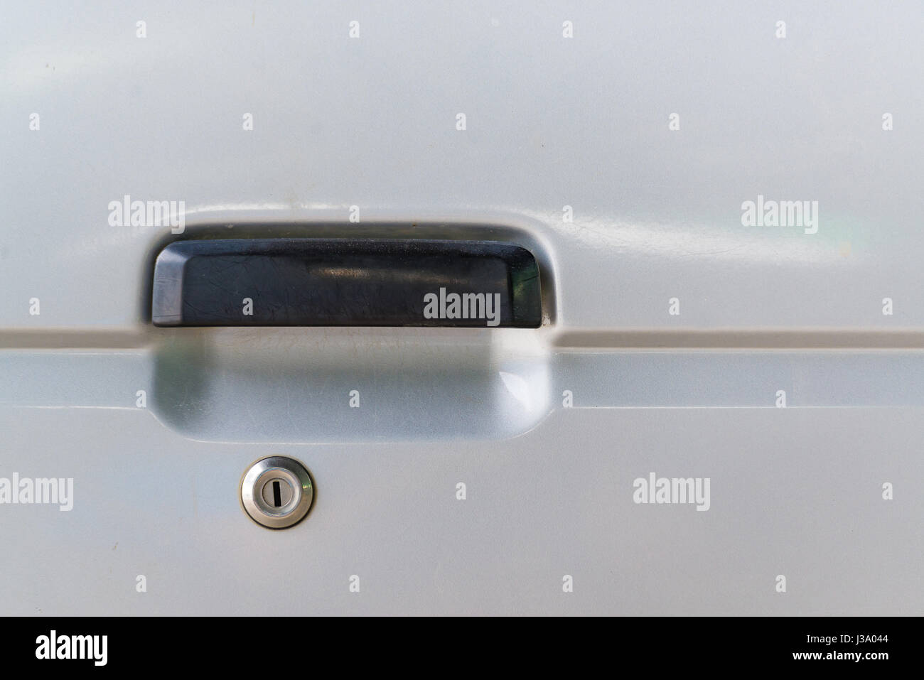 Car door handle for opening car doors equipment of vehicles Stock Photo ...
