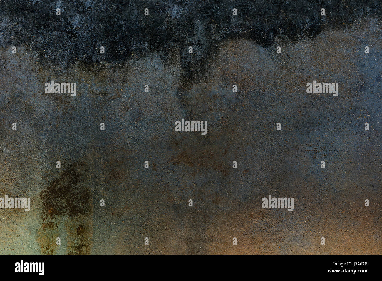 The paint is peeling off, falling apart, Damaged wall, background and ...