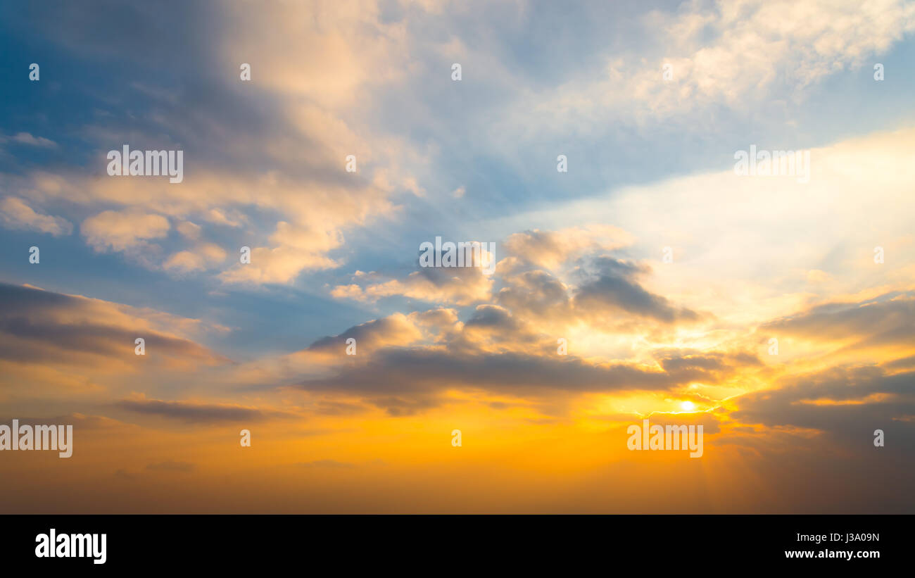 Dramatic sunset and sunrise sky Stock Photo - Alamy