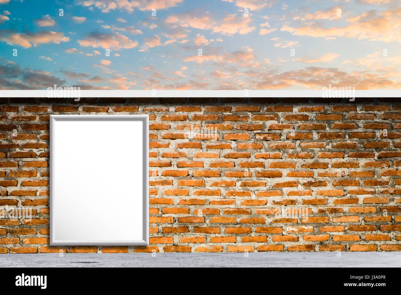 Blank picture frames for text or picture montage Stock Photo - Alamy