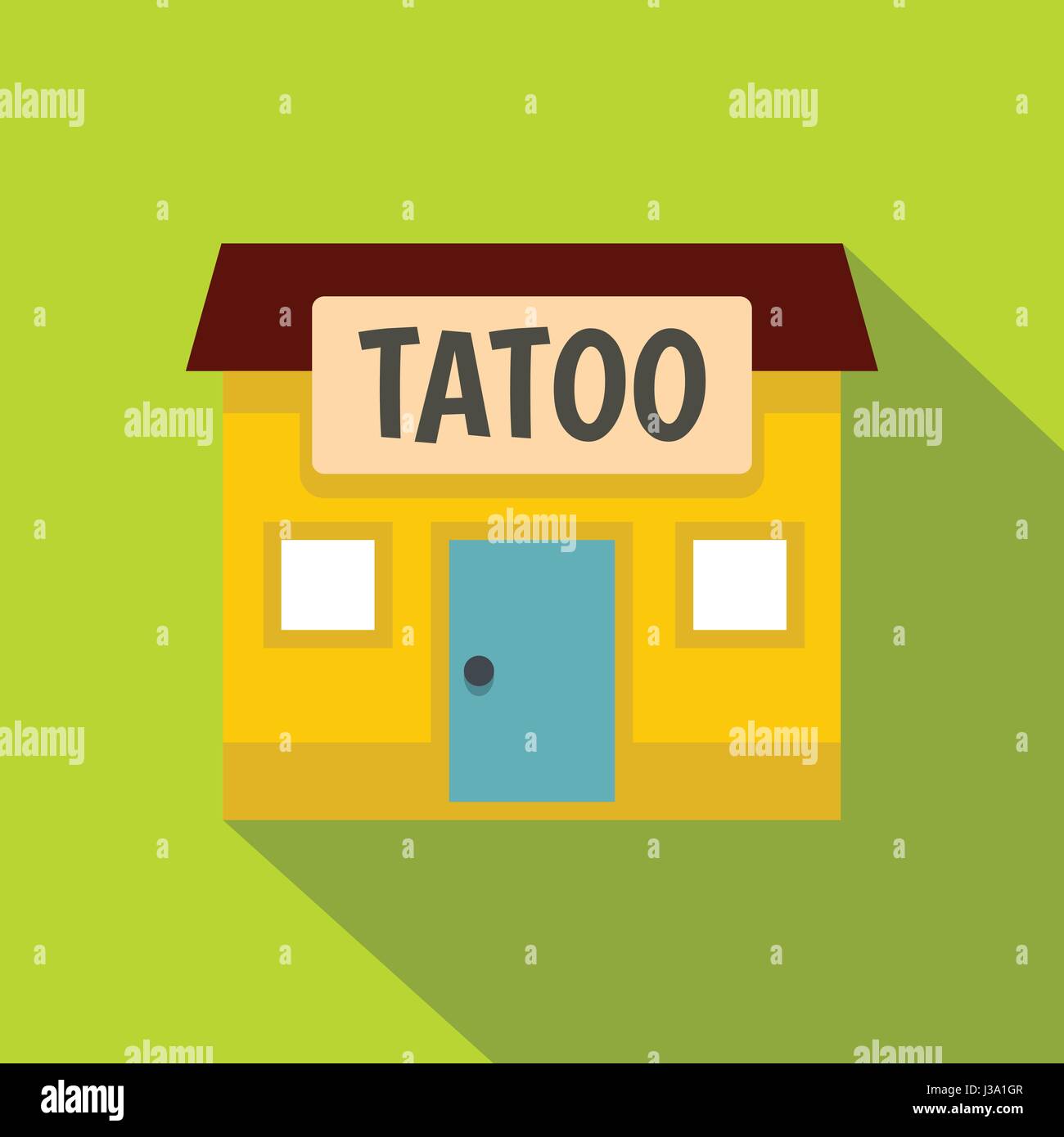 Tattoo salon building icon, flat style Stock Vector Image & Art - Alamy Tattoo salon building icon, flat style Stock Vector Image & Art - Alamy