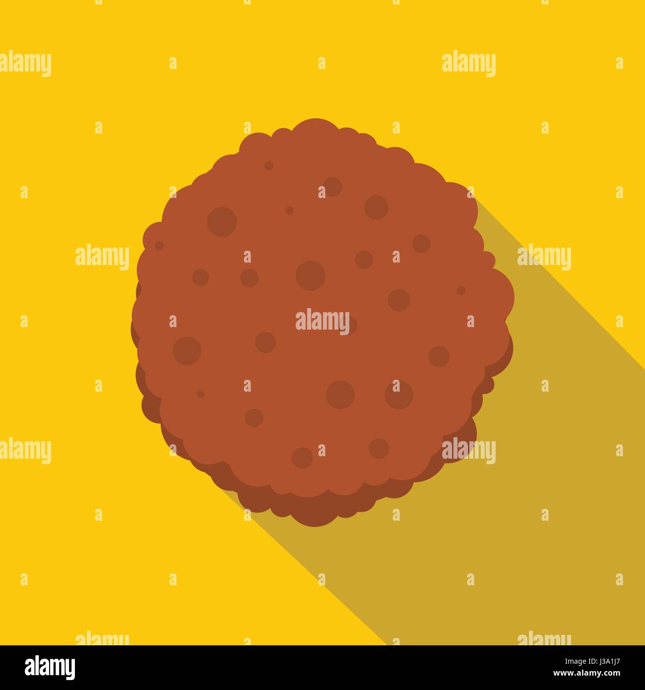 Homemade pork beef cutlets Stock Vector Images - Alamy