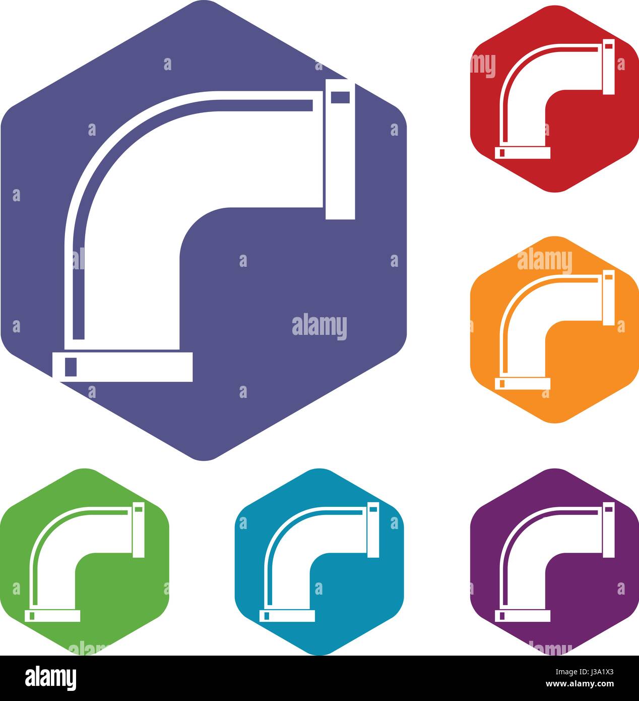 Pvc hexagon hi-res stock photography and images - Alamy