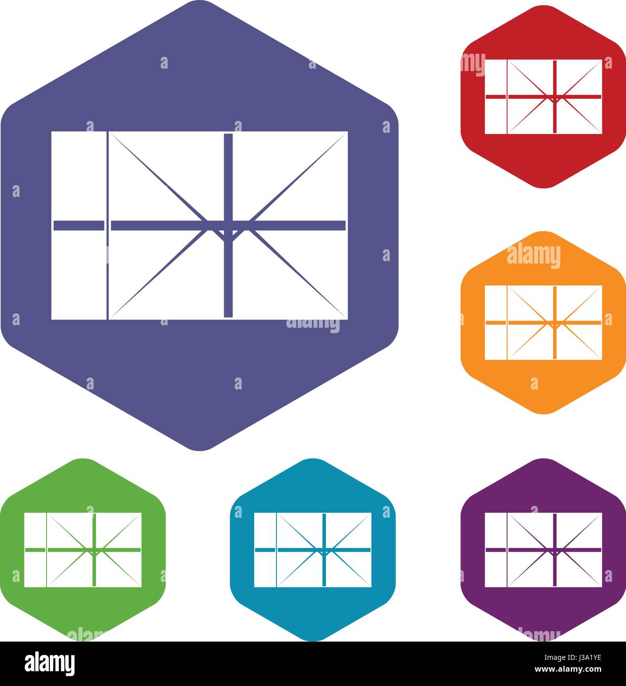 Hexagon post box hi-res stock photography and images - Alamy