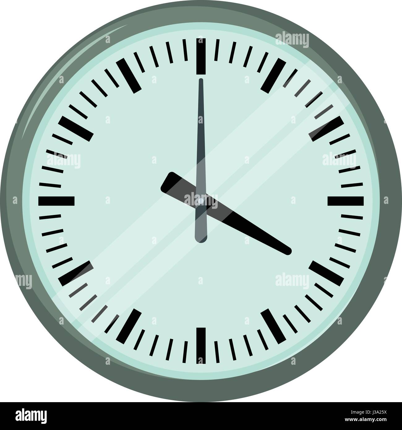 Wall clock icon, cartoon style Stock Vector Image & Art - Alamy