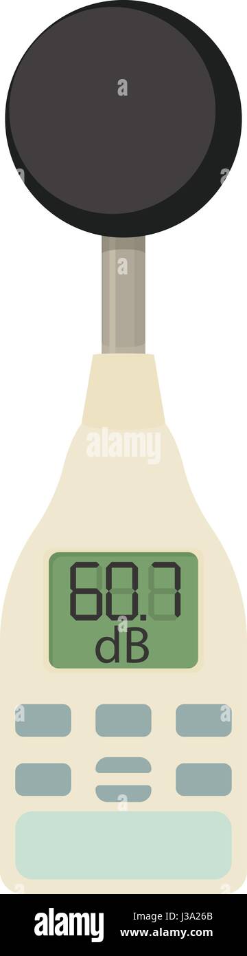Decibel meter Stock Vector Images - Alamy